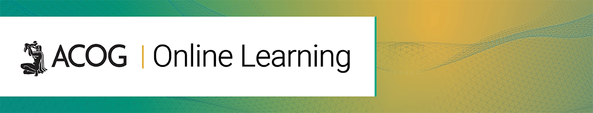 ACOG Online Learning