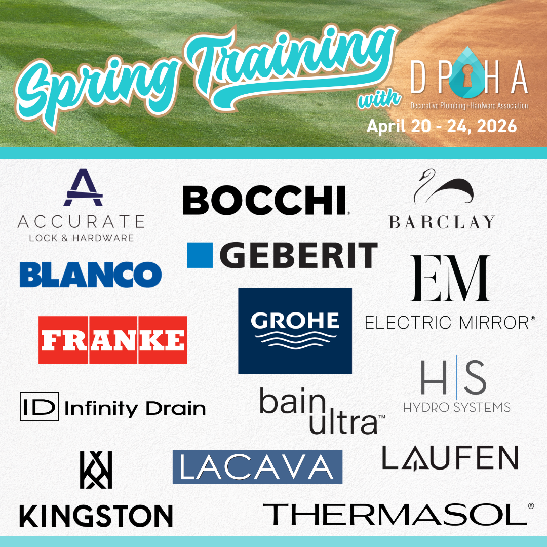 2026 Spring Training with DPHA | Decorative Plumbing + Hardware Association